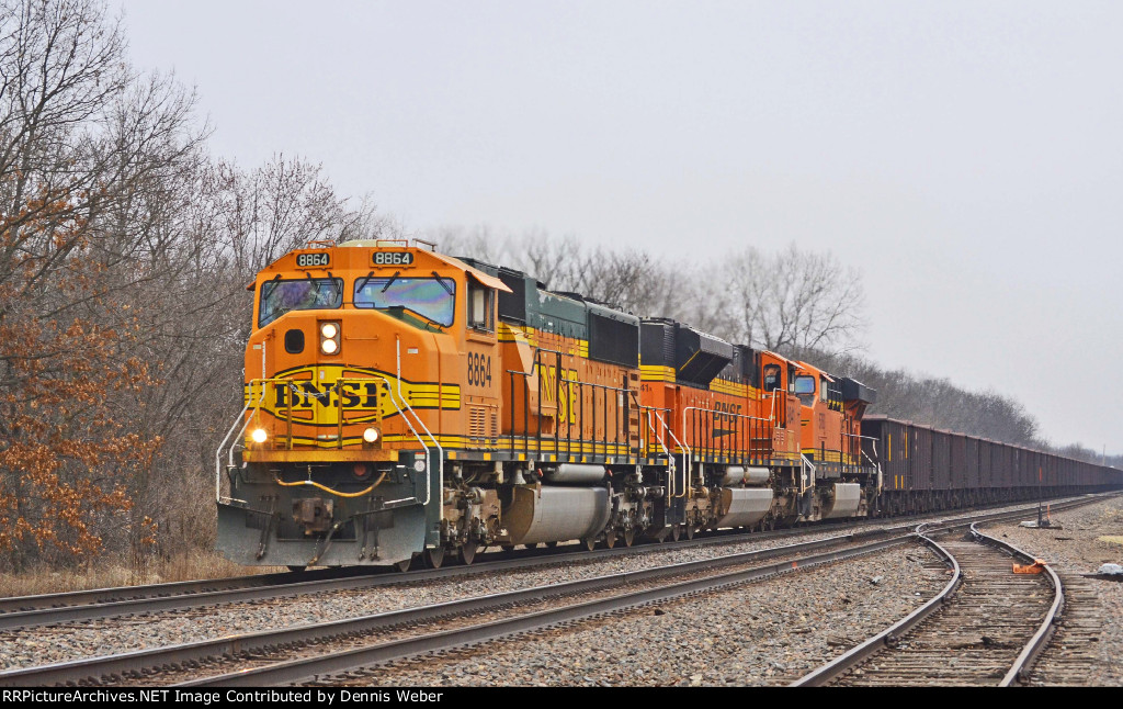 BNSF 8864, BNSF's St.Croix Sub.